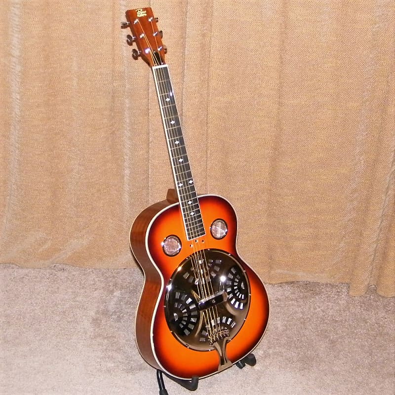 Rogue Classic Spider Resonator Roundneck Sunburst - Blem See | Reverb