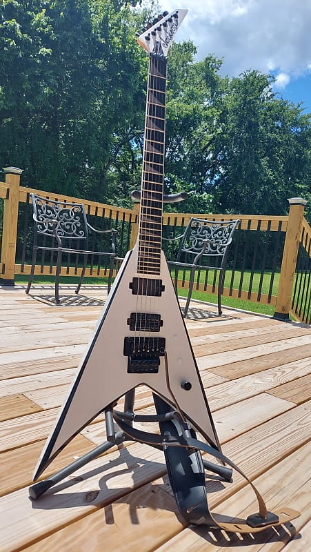 *Wes Borland Mods * Jackson Pro Series King V - White | Reverb