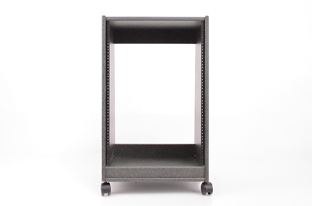 KK Audio 16U Slanted Rolling Studio Rack Case w/ Casters 16 | Reverb