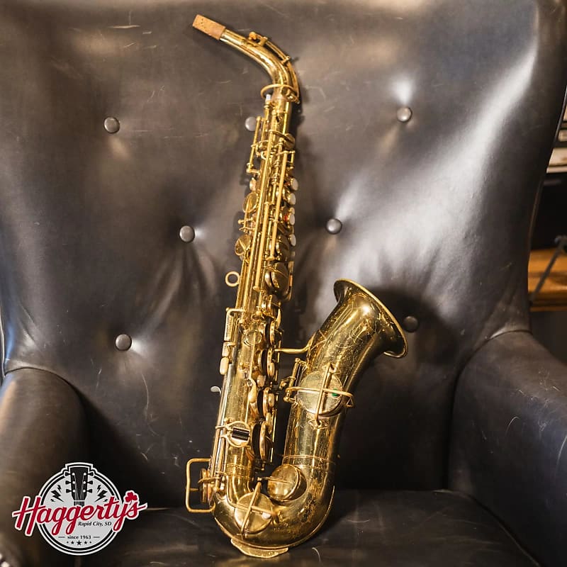 Martin Late 20's Low Pitch Alto Saxophone with Hardshell Case | Reverb