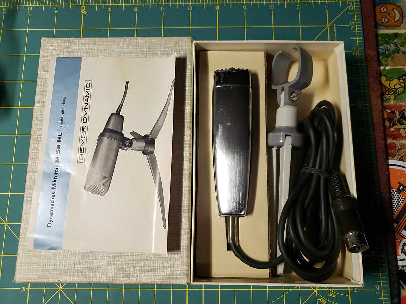 Vintage Beyer Dynamic M55 HL Omnidirectional Microphone | Reverb