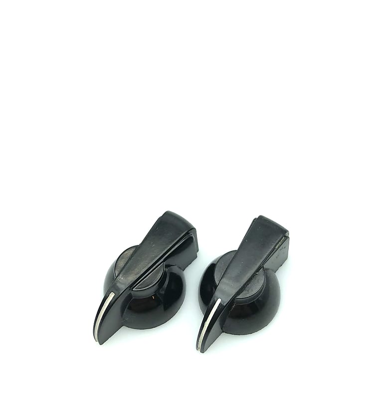 2 Chicken Head Pointer Knobs Black | Reverb