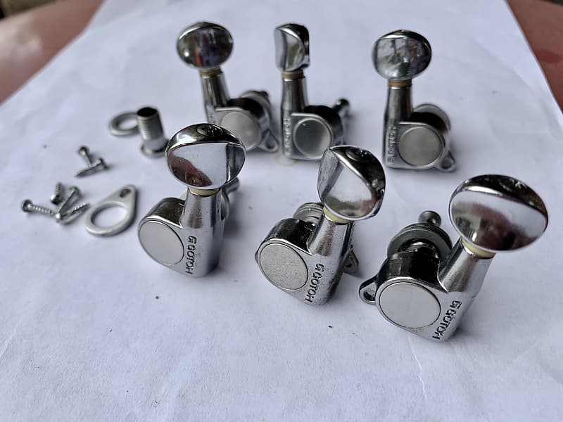 1980s Vintage G Gotoh Tuners Japan 3 on a Side | Reverb