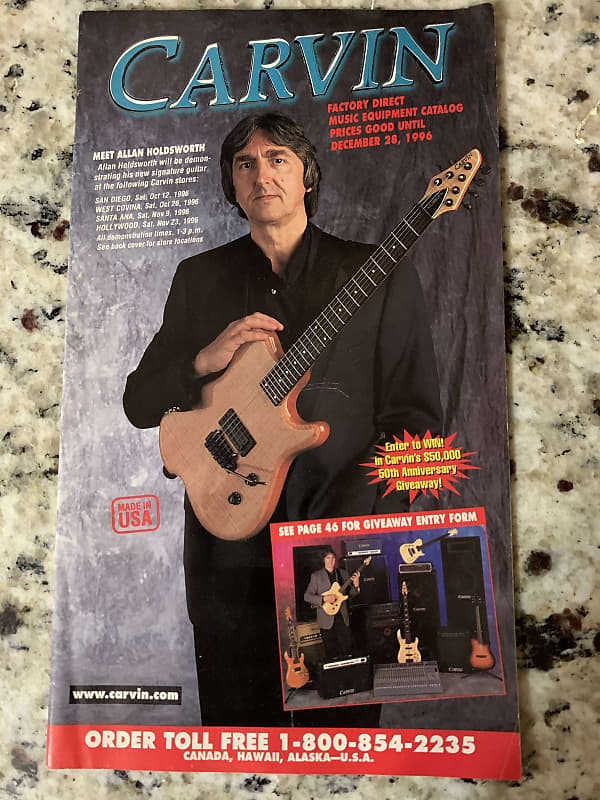 Carvin Catalog Guitar Bass PA 1996 | Reverb