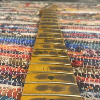 Heavy Relic Amber Maple Telecaster Neck - Nitro | Reverb