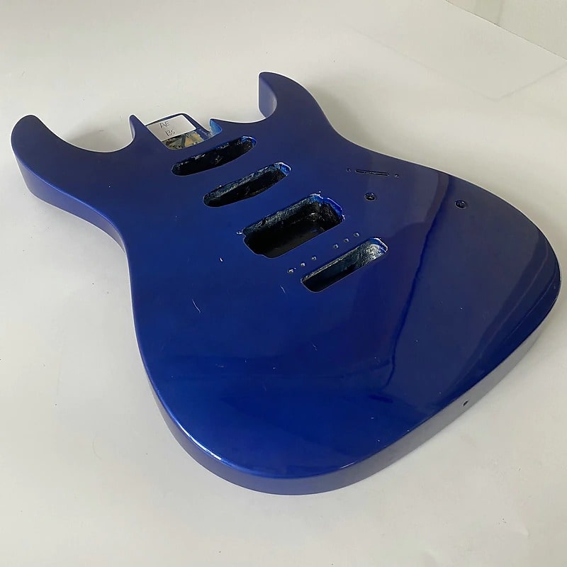 Blue SSH Guitar Solid Basswood Body | Reverb