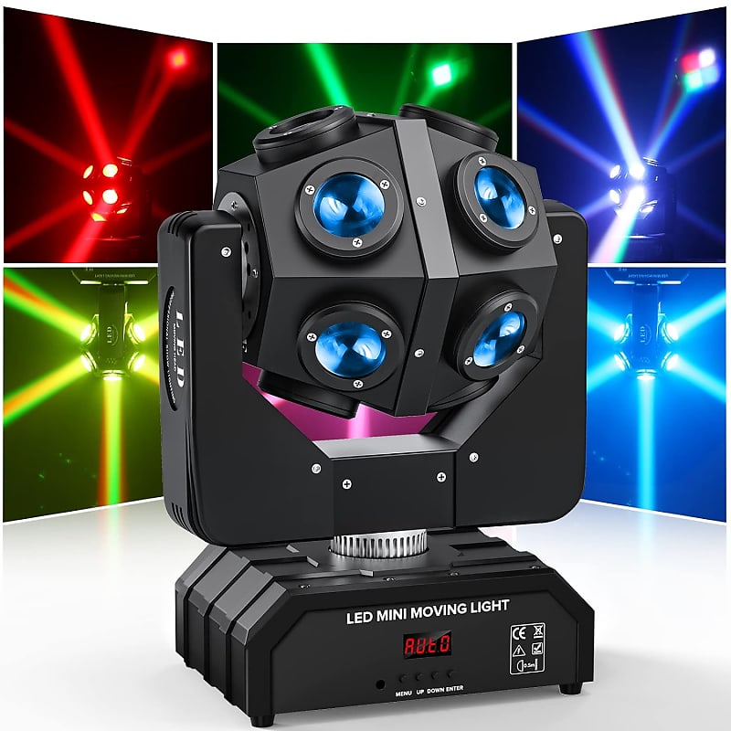 Moving Head Beam Light 120W Led Rgbw 360°Rotation Moving Head | Reverb