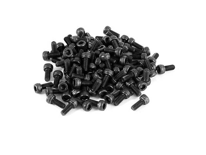 2.5mm x 6mm Black Hex Module Screws - 100 Screws | Reverb