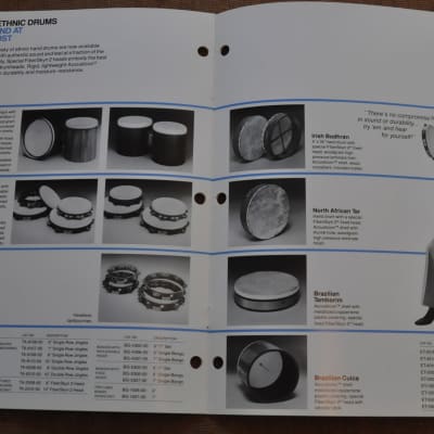 Remo Pre-Tuned Percussion Series PTS catalog booklet | Reverb