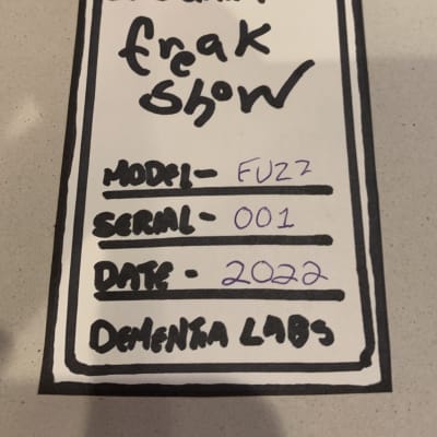 2022 Dementia Labs Freak Show Fuzz/ Fart Box | Reverb