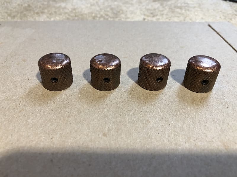 Aged Copper Telecaster style knobs | Reverb