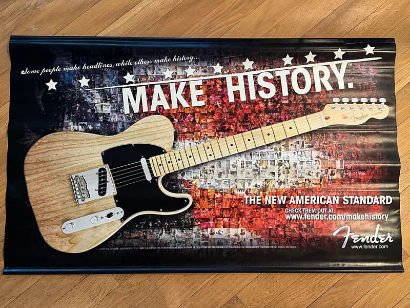 Fender Guitar promotional banner 2008 | Reverb