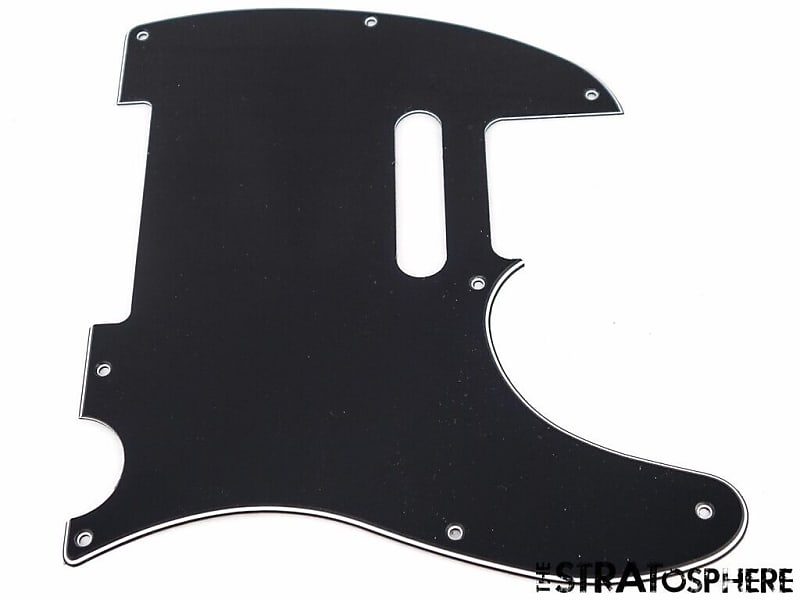 *NEW Black Telecaster PICKGUARD for Fender USA Standard Tele | Reverb