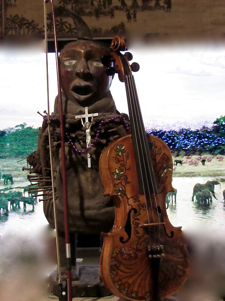 Devil's Violin / Pyrographic Art / Vintage Violin + Case / | Reverb