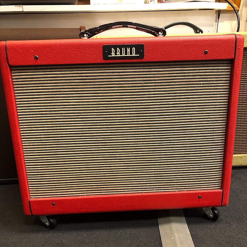 Rare! Bruno Tweedy Pie 18 Custom Red Tolex. Tony Bruno | Reverb