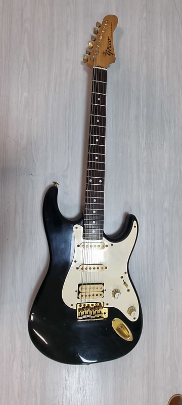 Greco GP-330 1991 Black Good sound japan made superstrat | Reverb