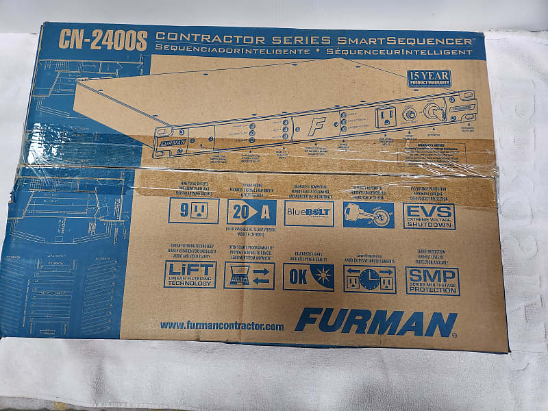 Furman CN-2400S 20A SmartSequencing Power Conditioner NEW | Reverb