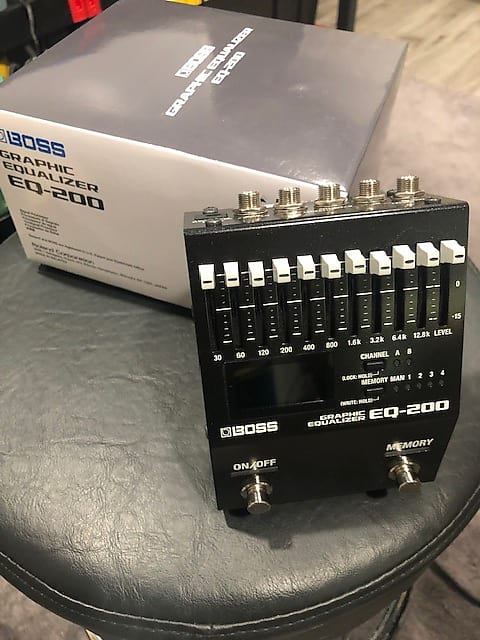 Boss EQ-200 Equalizer 2019 - Present - Black | Reverb