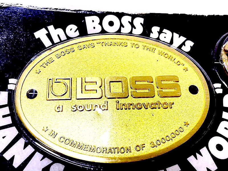 Boss Badge Gold RARE! | Reverb