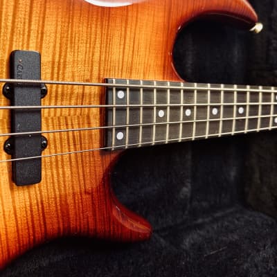 Carvin Icon Bass Guitar w/Piezo Electronics & Flamed Maple | Reverb