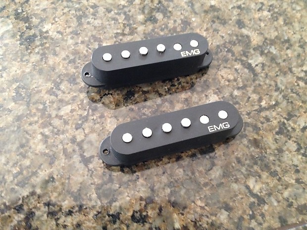 EMG SV set of two in Black. Get that vintage tone without the | Reverb