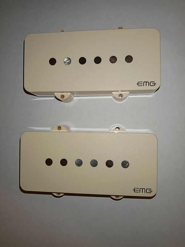 EMG JMaster Active Jazzmaster Pickup Set - Ivory | Reverb