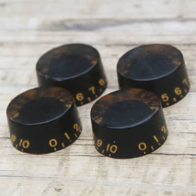Vintage 1960's Gibson Speed Knobs Black SG Les Paul Custom | Reverb