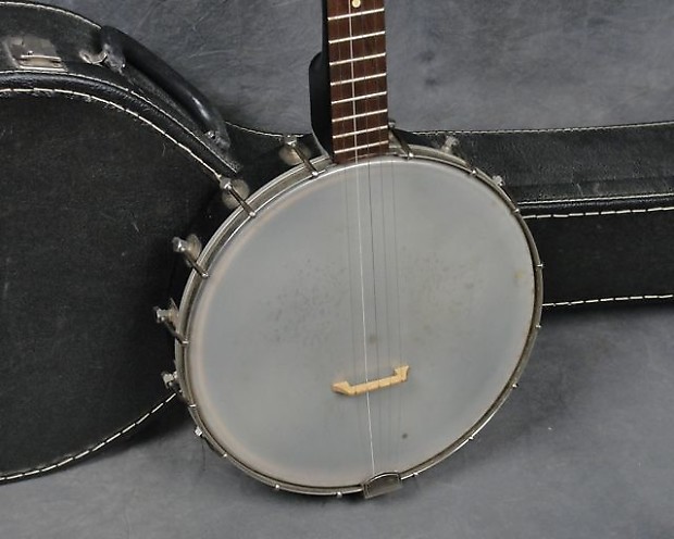 1950's Kay 5-String Banjo, Made in USA with Chipboard Case | Reverb