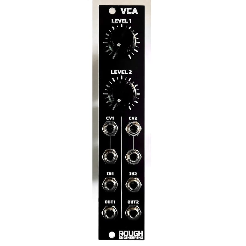 Rough Engineering Dual VCA Eurorack Module 5hp Black | Reverb Canada