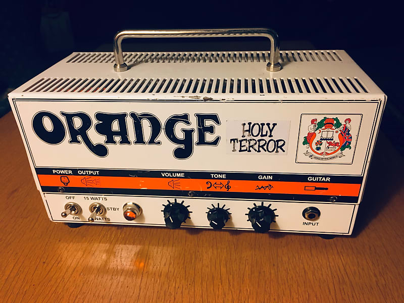 Orange Tiny Terror / Holy Terror (Mercury Magnets Mod) | Reverb