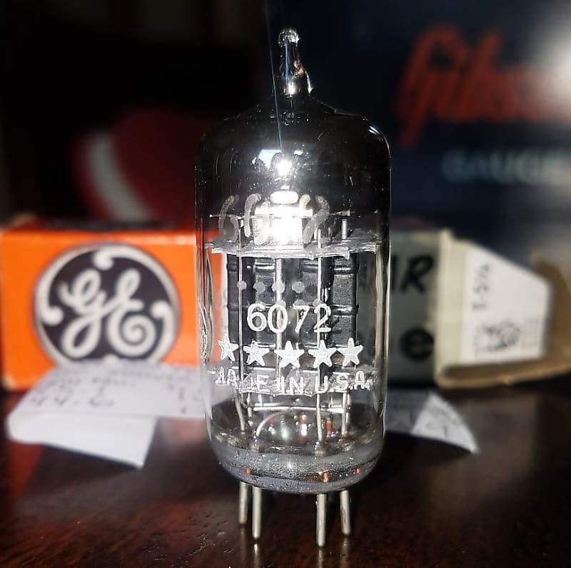 GE 1958 5 Star 6072 Measuring NOS With Supremely Low Noise | Reverb