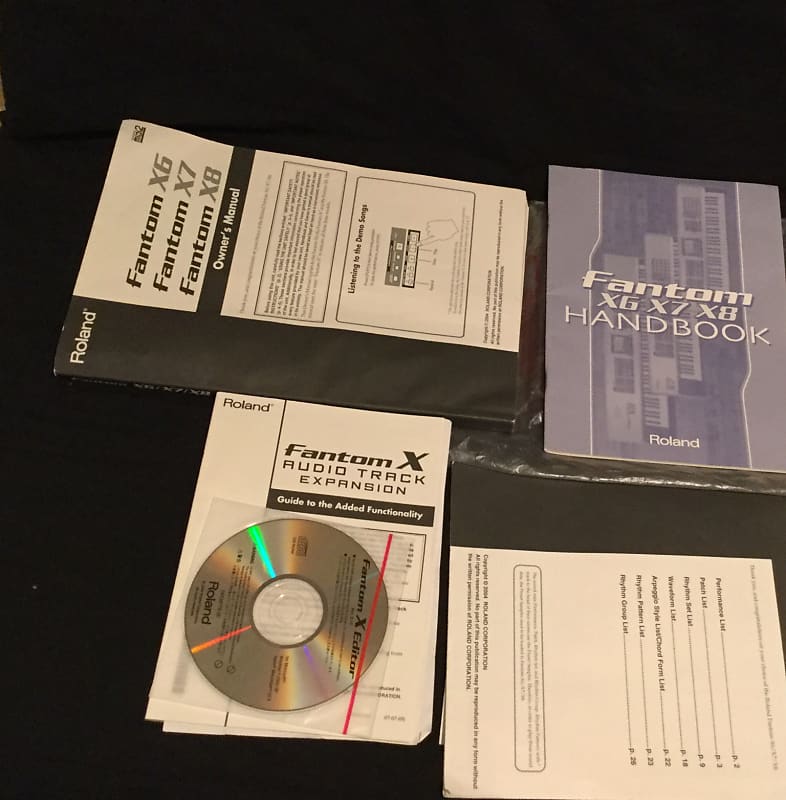 Roland Fantom X6 Manual only | Reverb