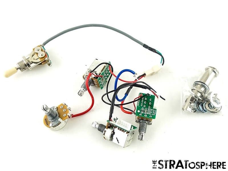 Epiphone SG Muse Pots Wiring & 3 Way Switch Jack Coil | Reverb