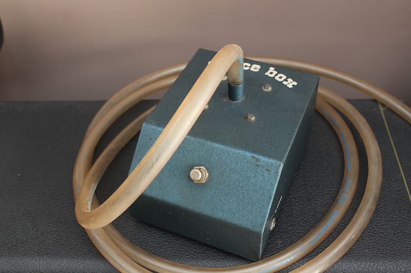 Jimmy bean Voice box talk box 1970s - Blue | Reverb