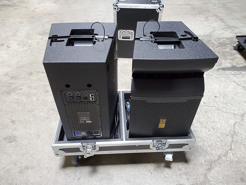 (2) FCS12LAP 12" Powered Line Array -Built in DSP w/Road Case | Reverb