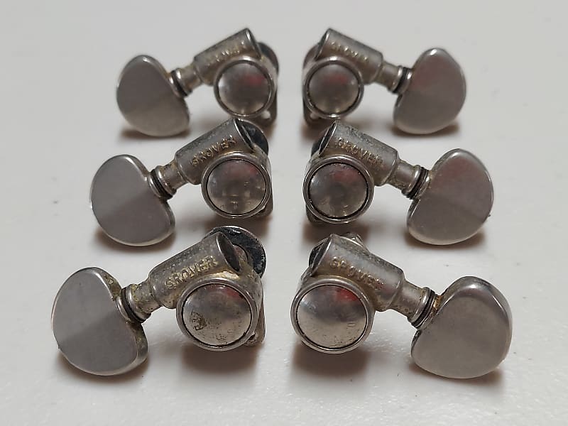 1960s 70s Grover Rotomatics Tuners + Bushings & Washers - 3+3 | Reverb