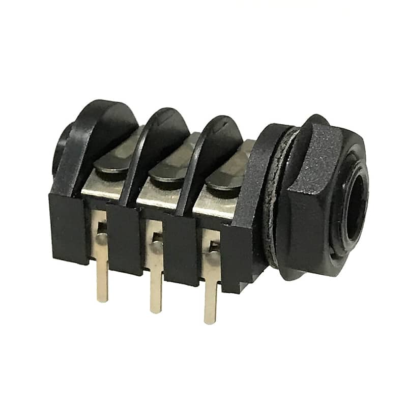 Cliff Input Jack 1/4" Stereo PC Mount for Marshall Plastic | Reverb