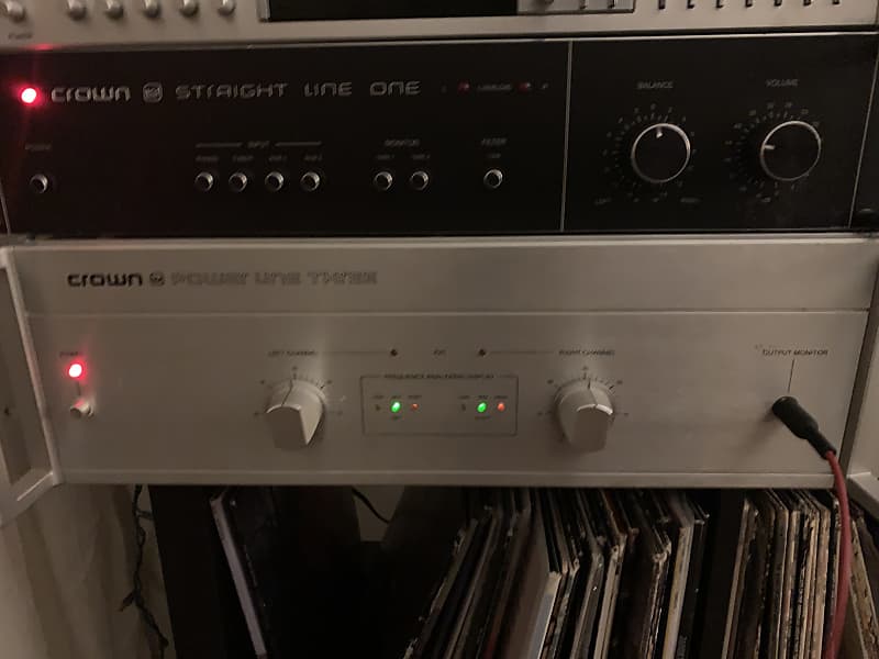 Crown Power Line Three- Power Line 3 Late 70's silver | Reverb