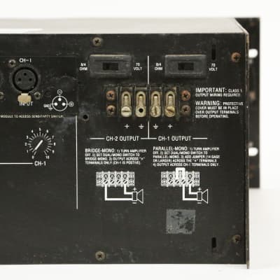 Crown Com-Tech 1600 Stereo Power Supply Amplifier 800w 4 ohm | Reverb