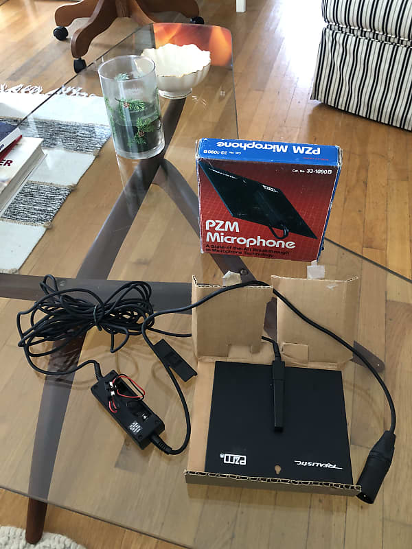 XLR Modified Radio Shack PZM 1090 80’s - Black | Reverb UK