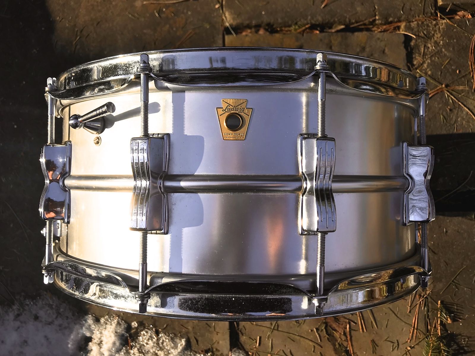 Ludwig 6.5x14" NYC Board of Education Acrolite Snare Drum | Reverb UK