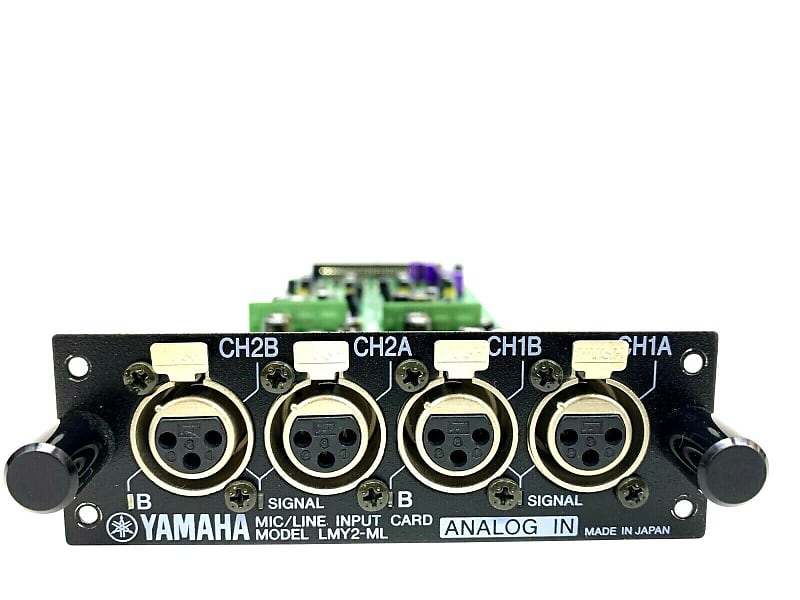 Yamaha LMY2-ML 2 Ch Analog Input Card #5946 (One) | Reverb