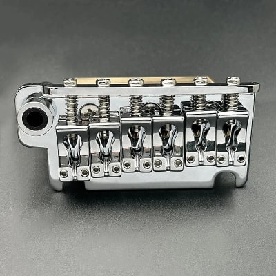 Brass Block Stratocaster Strat Style Guitar 2 Point Bridge | Reverb