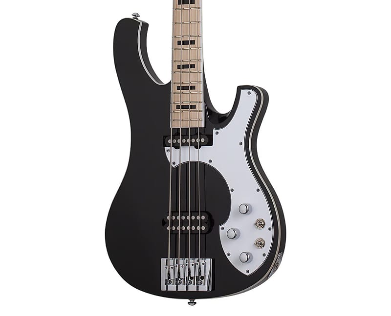 Schecter Stargazer-4 Bass Guitar - Gloss Black - Open Box | Reverb