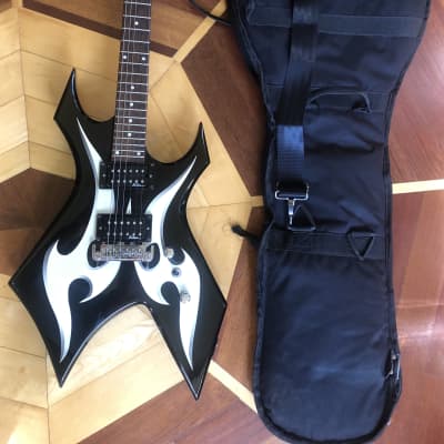 B.C. Rich Bronze Series Warlock-Black Widow Electric Guitar | Reverb