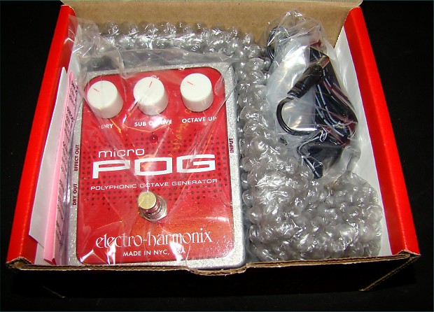 electro-harmonix EHX Micro POG Polyphonic Octave Generator | Reverb