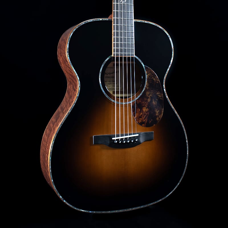 Boucher Studio Goose OM, Torrefied Adirondack Spruce, Figured | Reverb