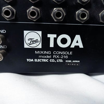 Vintage TOA RX-216 16-Channel Mixing Console - Church Owned - | Reverb