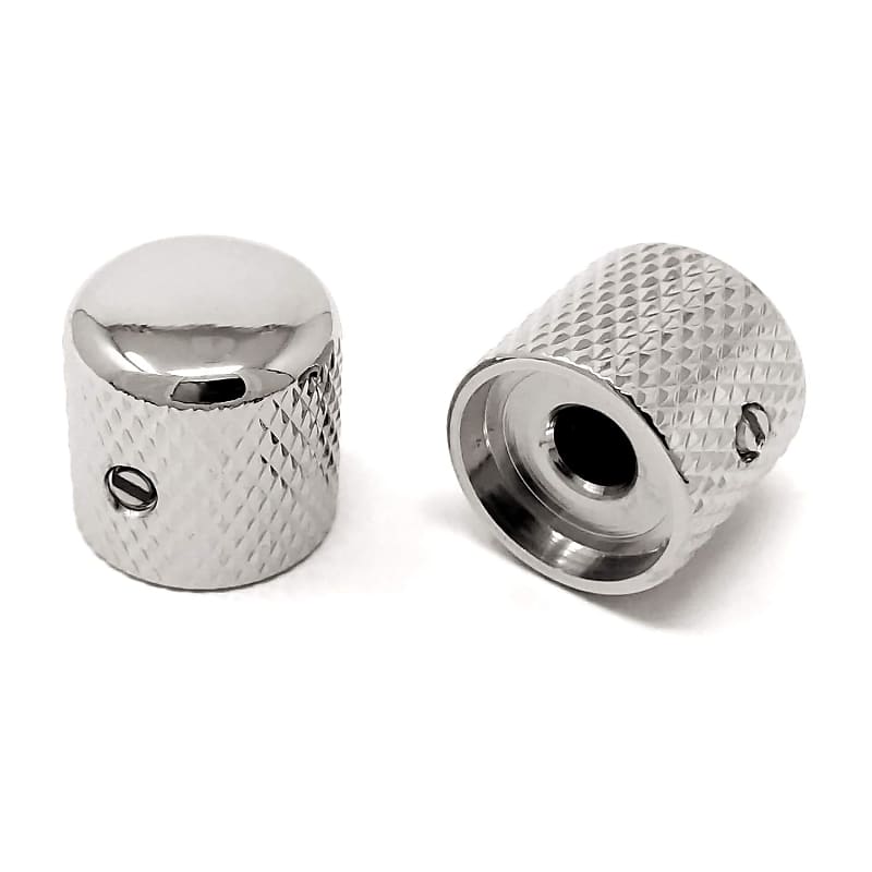 Nickel Metal Dome Knobs for Telecaster Guitar and Precision | Reverb