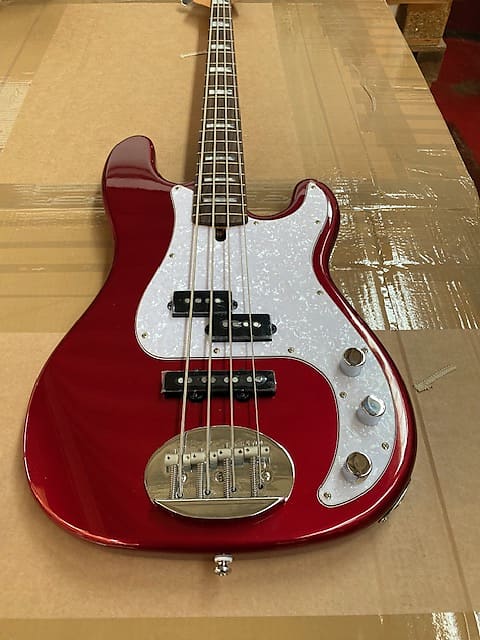 Lakland SKYLINE 4464 CUSTOM PJ BASS 2024 - RED | Reverb